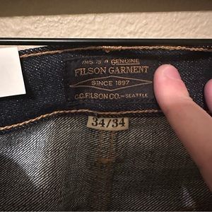 Filson | Jeans | Nwt Filson Railsplitter Selvedge Jeans | Poshmark